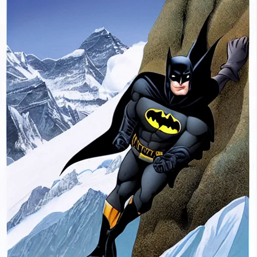 batman climbing mount everest | Stable Diffusion | OpenArt
