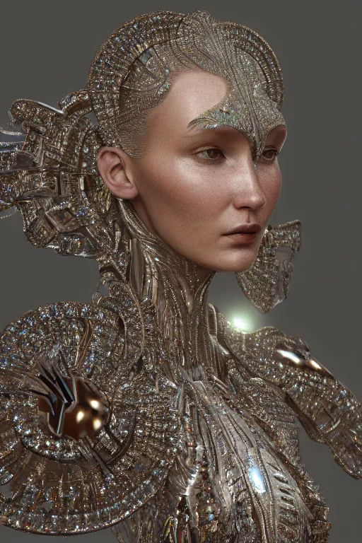 a highly detailed metahuman 4 k render close up of an | Stable ...