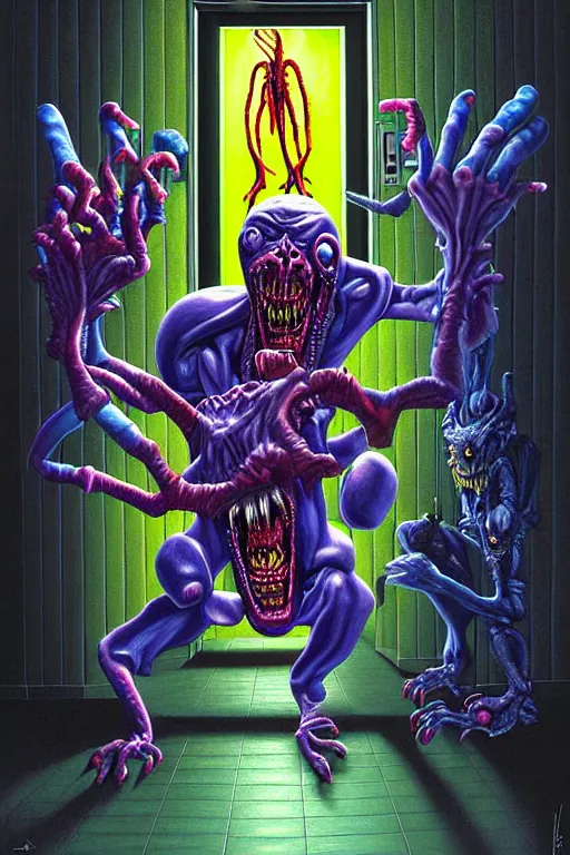 a hyperrealistic painting of the final boss fight | Stable Diffusion ...