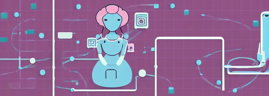 anthropomorphic connected automated social bot | Stable Diffusion | OpenArt