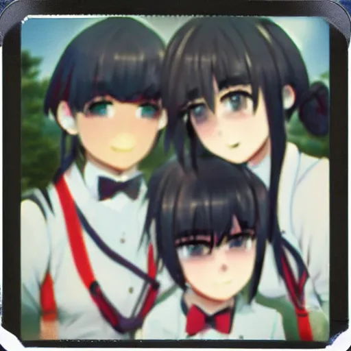 yandere simulator school inside, polaroid photo, | Stable Diffusion | OpenArt