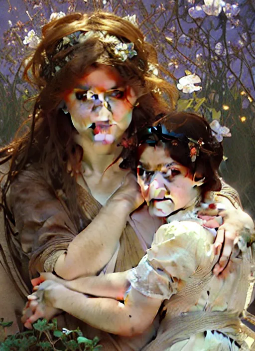 a cute little girl with a round cherubic face, blue | Stable Diffusion ...