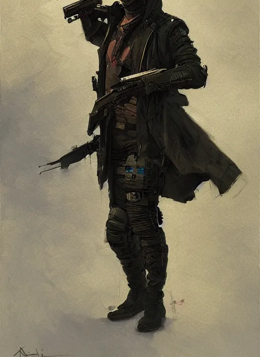 kingpin. cyberpunk assassin in tactical gear. blade | Stable Diffusion ...