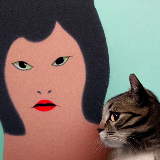 a cat with the face of a woman | Stable Diffusion | OpenArt