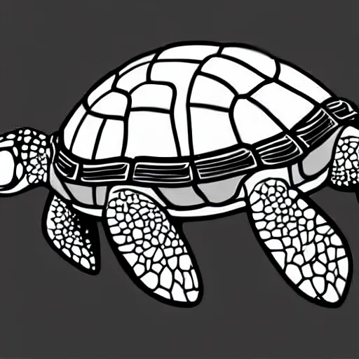 storybook illustration of a turtle with a shell | Stable Diffusion ...