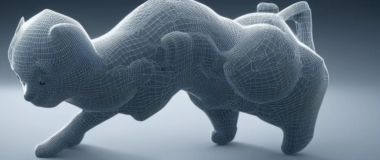 futuristic 3 d render of schrodinger's cat, quantum | Stable Diffusion ...