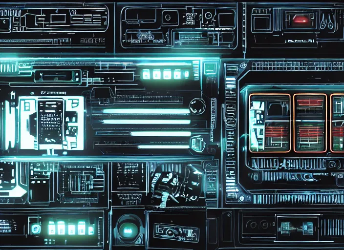 simple cyberpunk graphics user interface ( gui ) | Stable Diffusion ...