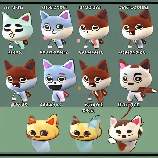 jeffrey the cat as an animal crossing character, | Stable Diffusion ...