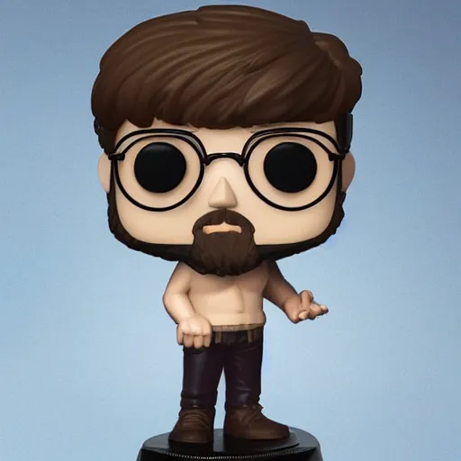 a funko pop of german young man with long light | Stable Diffusion ...