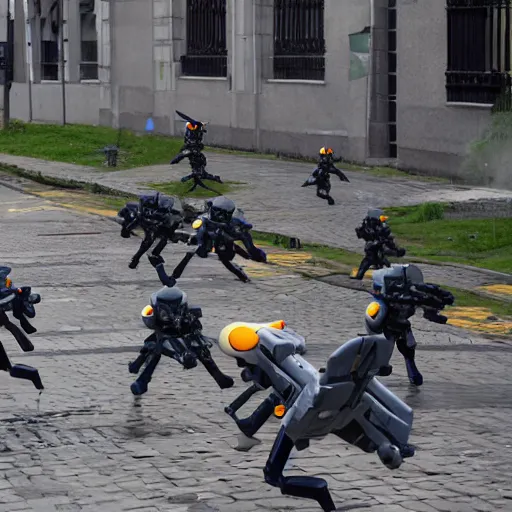 bogota getting attacked by the EVA-01 unit, | Stable Diffusion | OpenArt