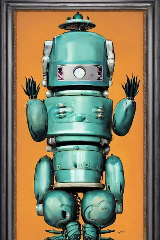 full body shot shot of a 1950s retro Cactus robot, | Stable Diffusion | OpenArt
