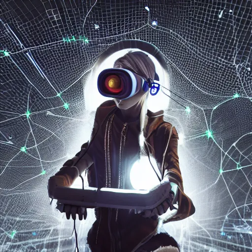 rpg character concept art, modular synth musician | Stable Diffusion