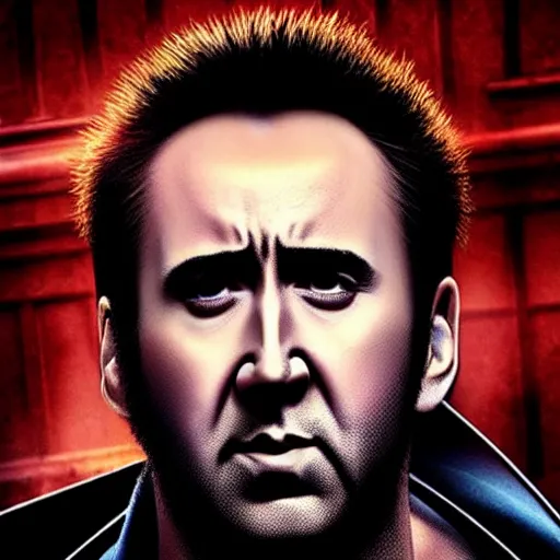 photo realistic, ultra detailed film poster of nicolas | Stable ...