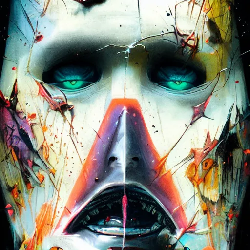 portrait of Batman, cameras, melting ,8k,by tristan | Stable Diffusion