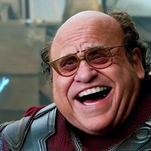 Danny Devito as Thor, still image from Marvel movie, | Stable Diffusion | OpenArt