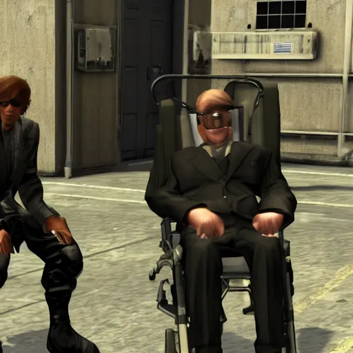 stephen hawking and barrack obama in metal gear solid | Stable ...
