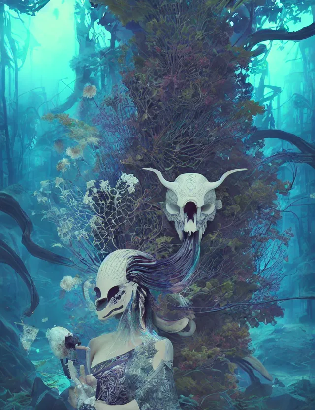 3 d liminal space abandoned temple forest frontal | Stable Diffusion ...