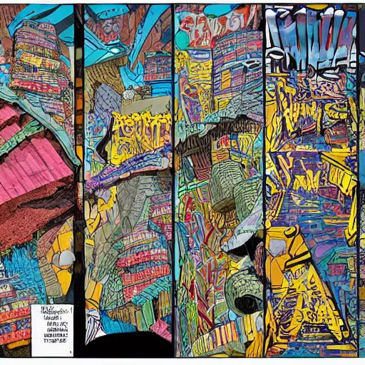 comic book page of | Stable Diffusion | OpenArt