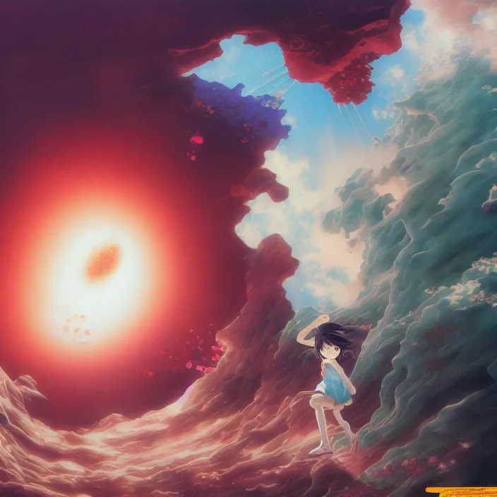 Close up Mamimi Samejima Iwakura Lain, LSD Dream | Stable Diffusion ...