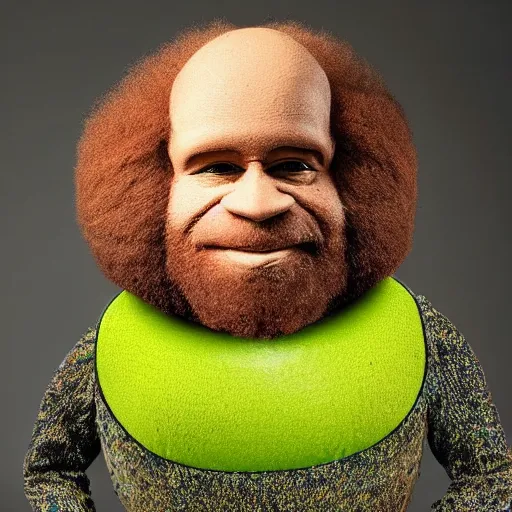 an humanoid avocado that looks like bob ross on a | Stable Diffusion ...