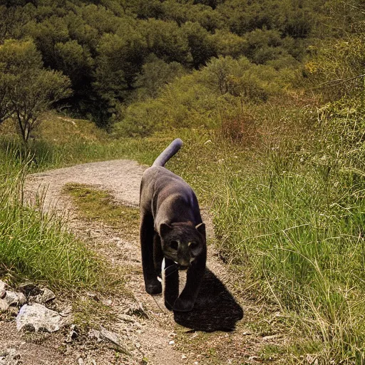 national geographic photograph, a panther walking | Stable Diffusion ...