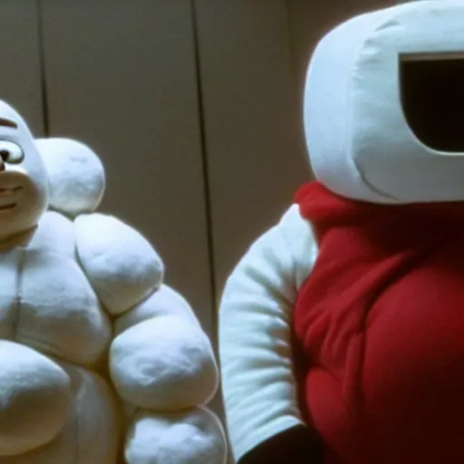 jack black as the stay - puff marshmallow man, movie | Stable Diffusion ...
