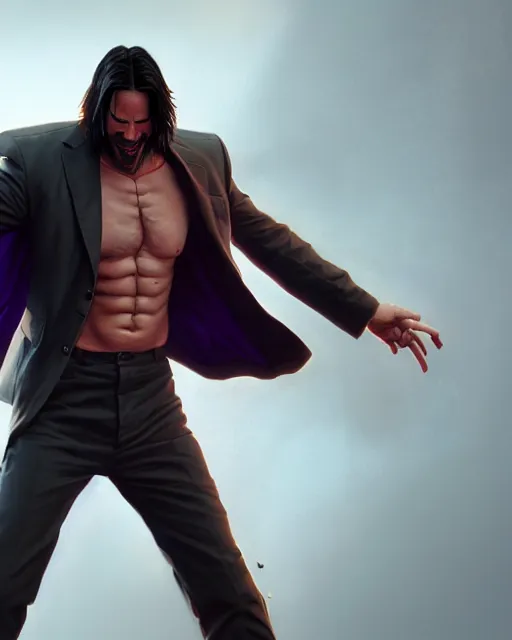 highly detailed vfx, a portrait of keanu reeves, | Stable Diffusion ...