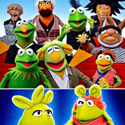 The muppets facing off in an episode of naruto, shonen | Stable ...