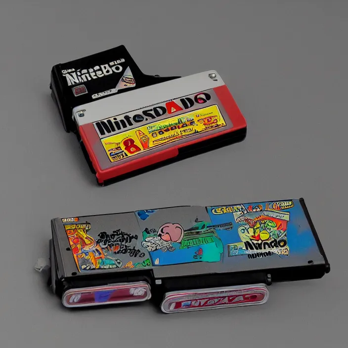 a Nintendo Entertainment System cartridge, product | Stable Diffusion ...
