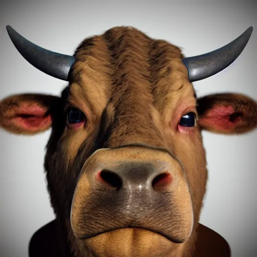 bull headed human, mugshot | Stable Diffusion | OpenArt