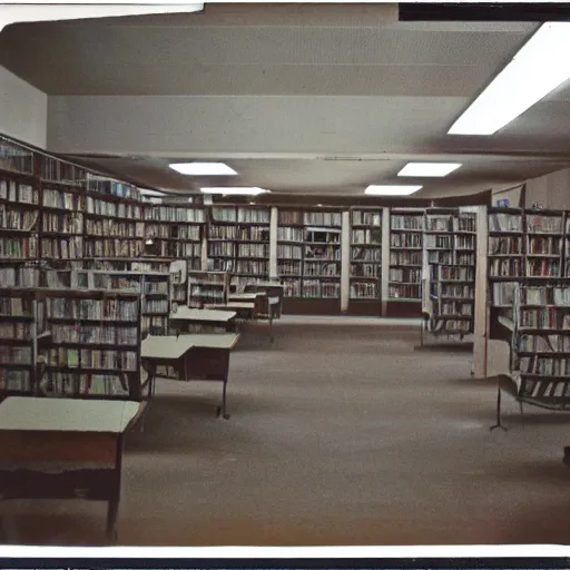 interior of a forgotten school library from the 90s, | Stable Diffusion ...
