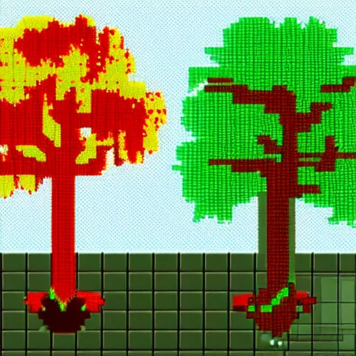 Growing Tree Sprite Sheet