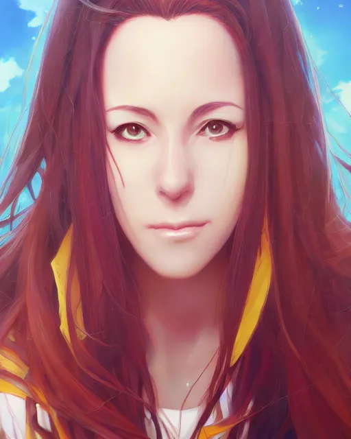 anime portrait of Alanis Morissette by Stanley Artgerm | Stable ...