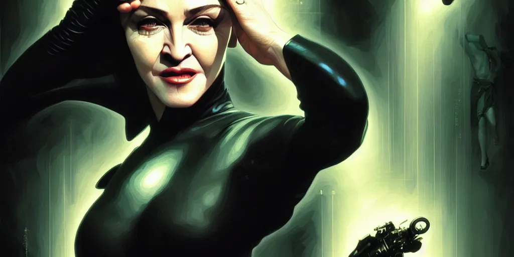 madonna as trinity in the matrix, highly detailed, | Stable Diffusion | OpenArt