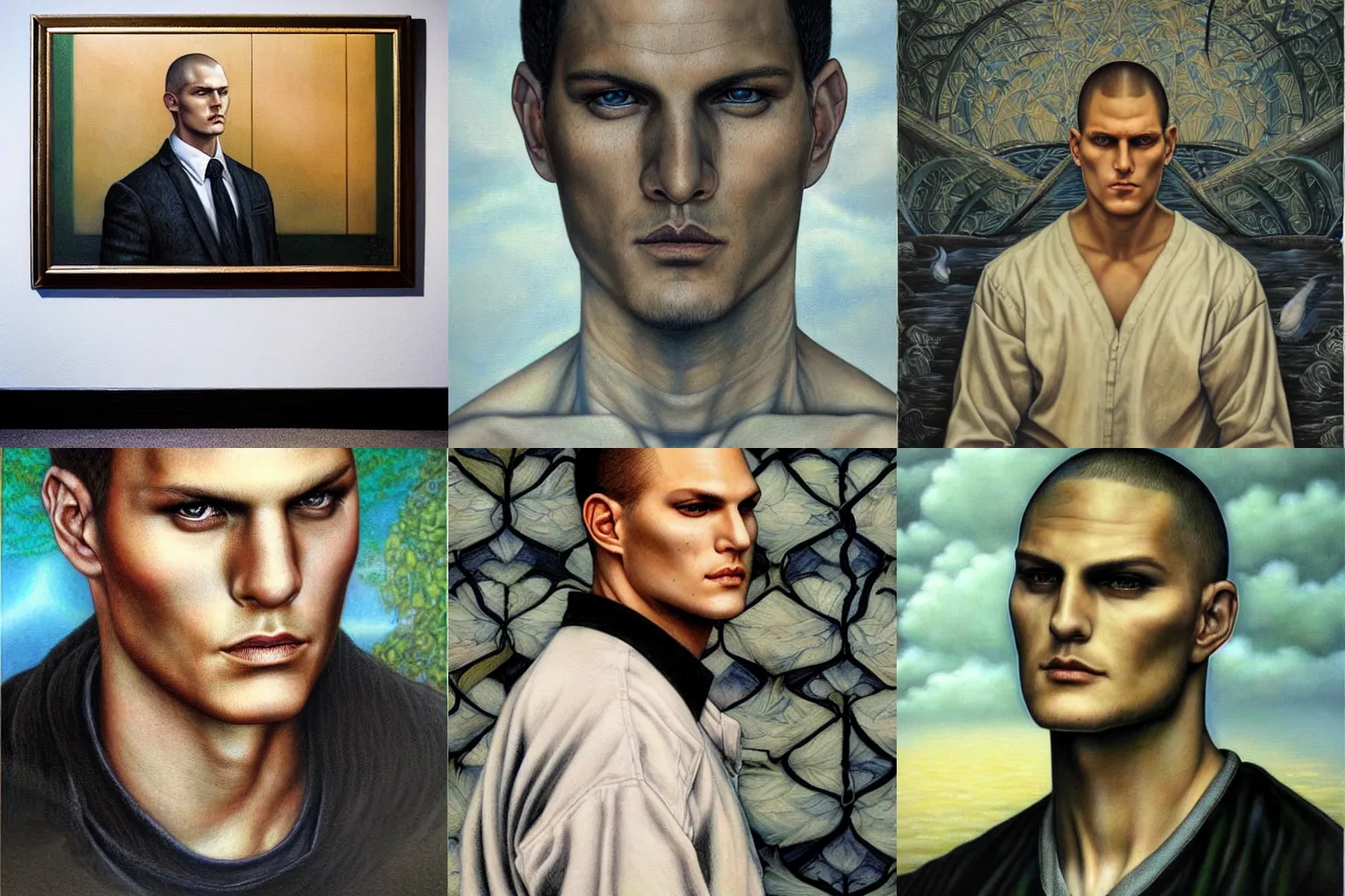 portrait of michael scofield from prison break, | Stable Diffusion ...