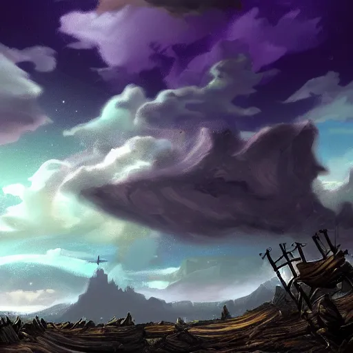 fantasy skybox | Stable Diffusion