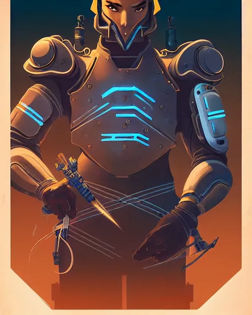 hanzo from overwatch, cyber suit, character portrait, | Stable ...