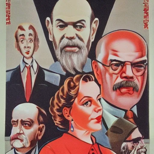 the cast of seinfeld and vladimir lenin in an original | Stable ...