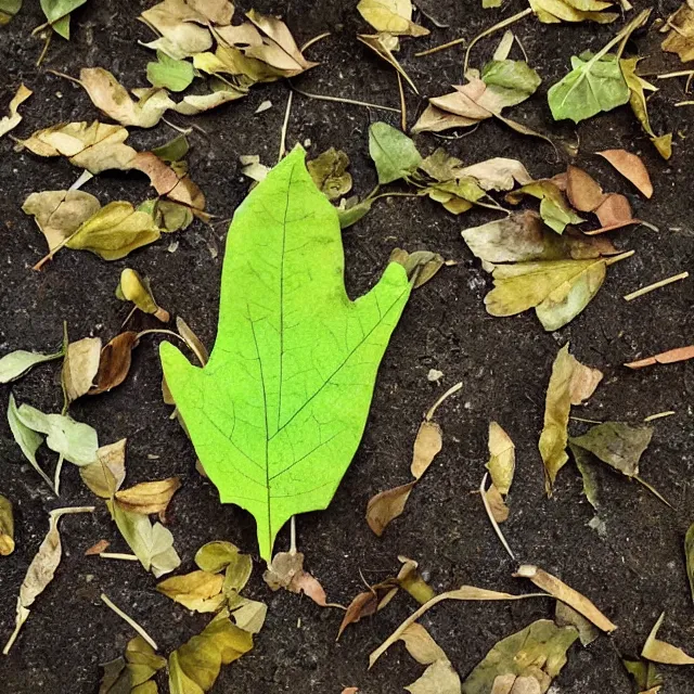 a green hand made out of leaves | Stable Diffusion | OpenArt