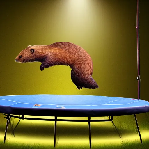 photorealistic beaver doing a backflip on a | Stable Diffusion | OpenArt