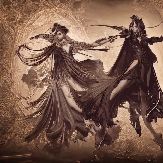 the photo of the lawful evil sorceress lawyer as an | Stable Diffusion ...