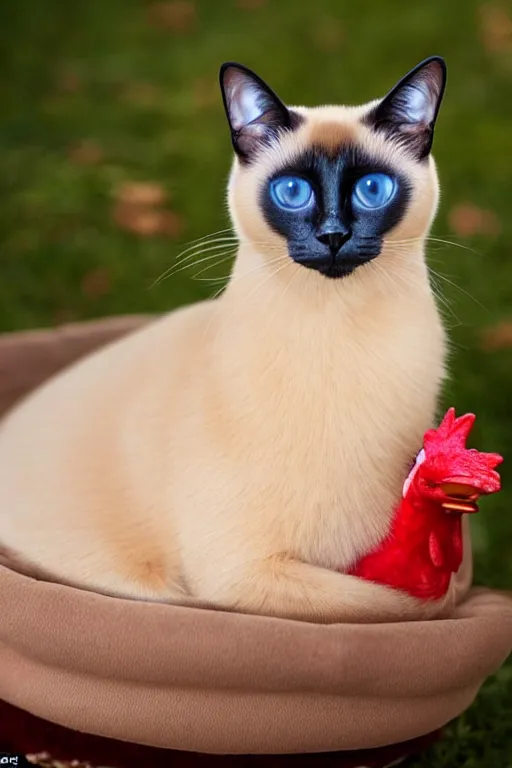 beautifully composed photograph of one Siamese cat | Stable Diffusion | OpenArt