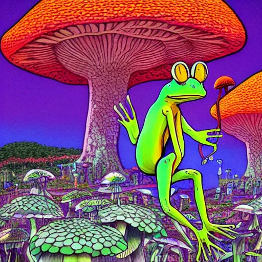 A close up portrait of a dignified psychedelic godlike | Stable ...