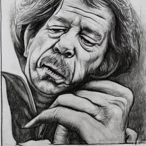 a comics drawing of vaclav havel by karel saudek | Stable Diffusion ...
