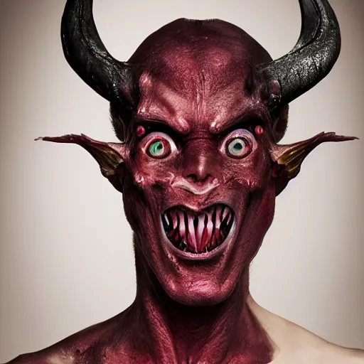 a demon inspired by mirrors created by the make up | Stable Diffusion ...