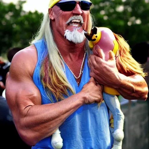 hulk hogan riding on a unicorn, award - winning | Stable Diffusion ...
