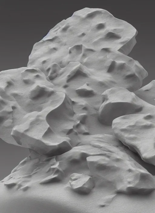 3D abstract marble miniature sculpture by Salvador | Stable Diffusion ...