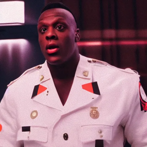 a still of ksi as simon phoenix in demolition man | Stable Diffusion ...