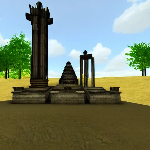 a lost temple in garry's mod | Stable Diffusion | OpenArt