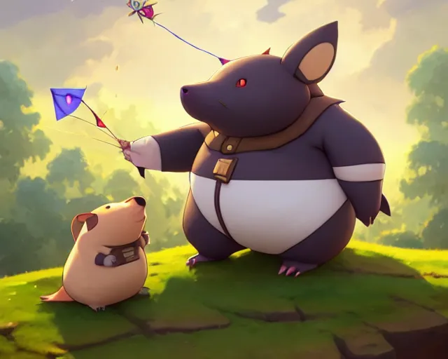 a chubby anthropomorphic mole in a waistcoast from | Stable Diffusion ...